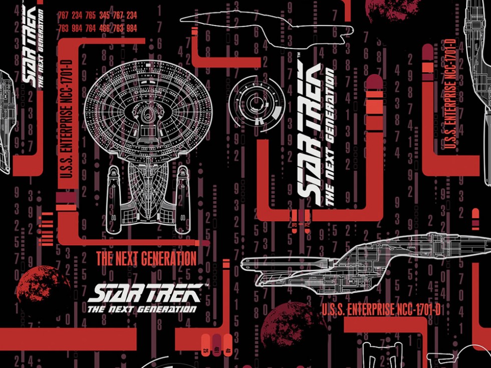 Star Trek Fabric Pattern