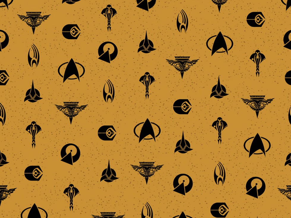 Star Trek Fabric Pattern